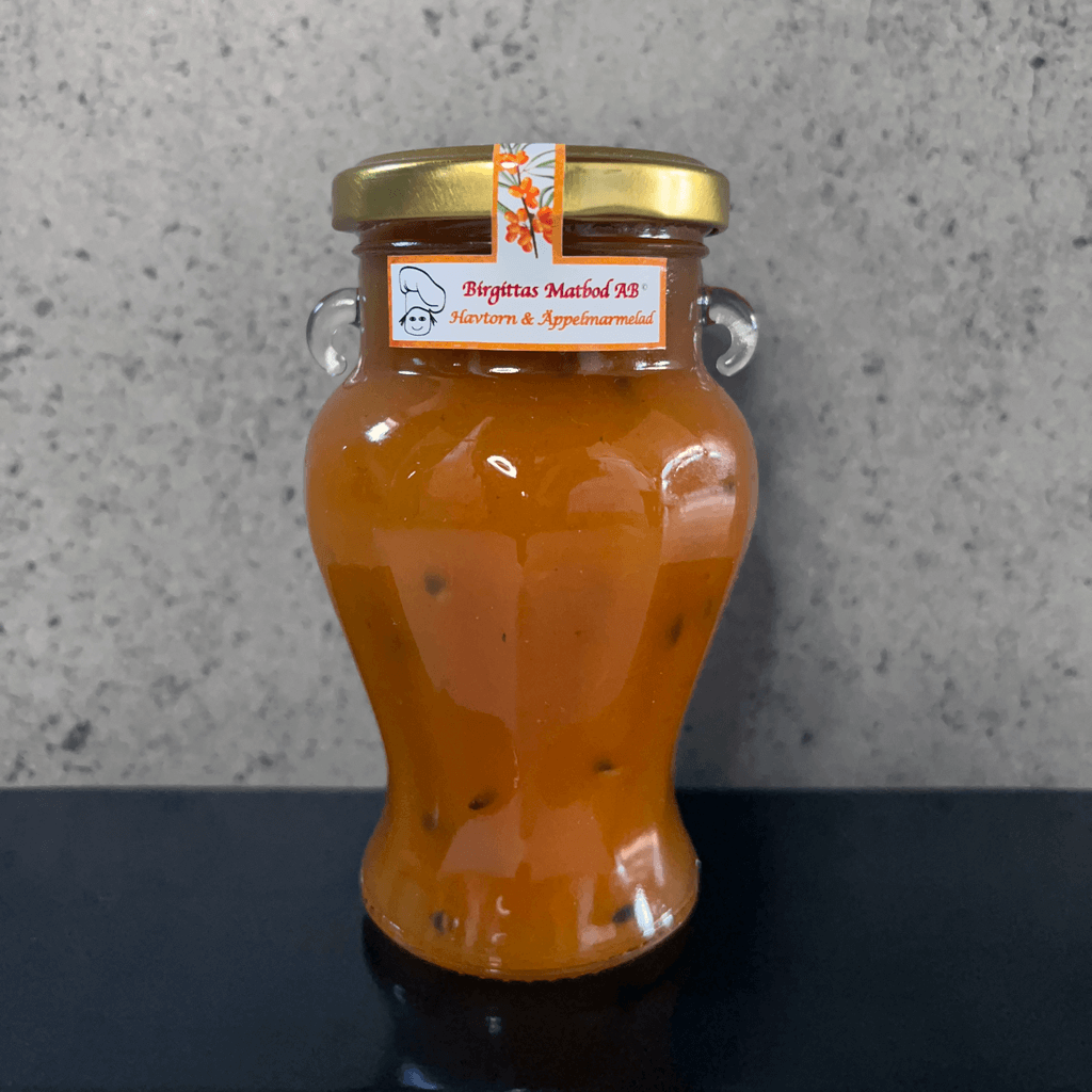 Marmelad havtorn och äpple 250g – Nya Kryddan